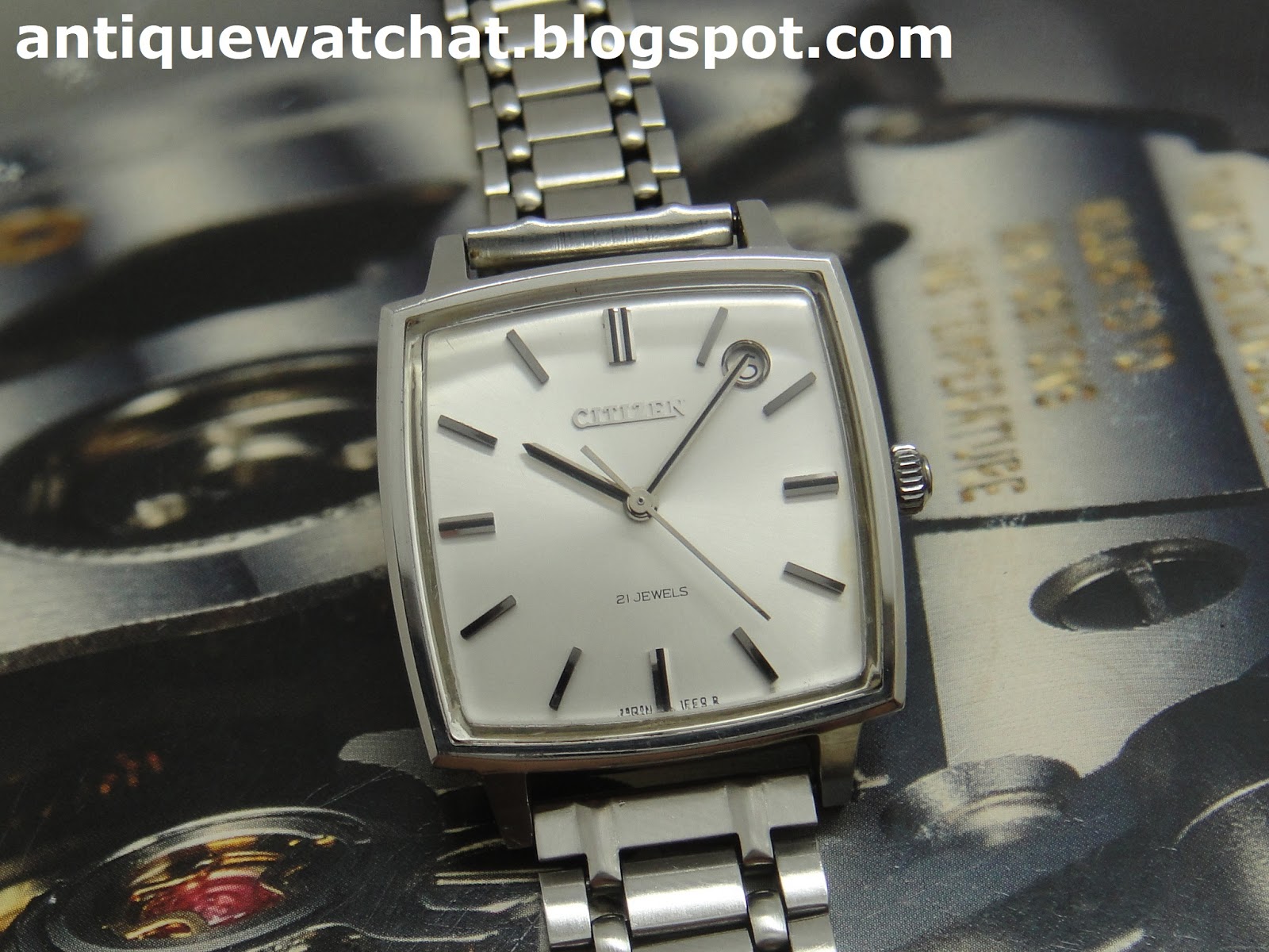 Antique Watch Bar: CITIZEN AUTO DATER COMPACT 21 JEWELS AUTOMATIC ...