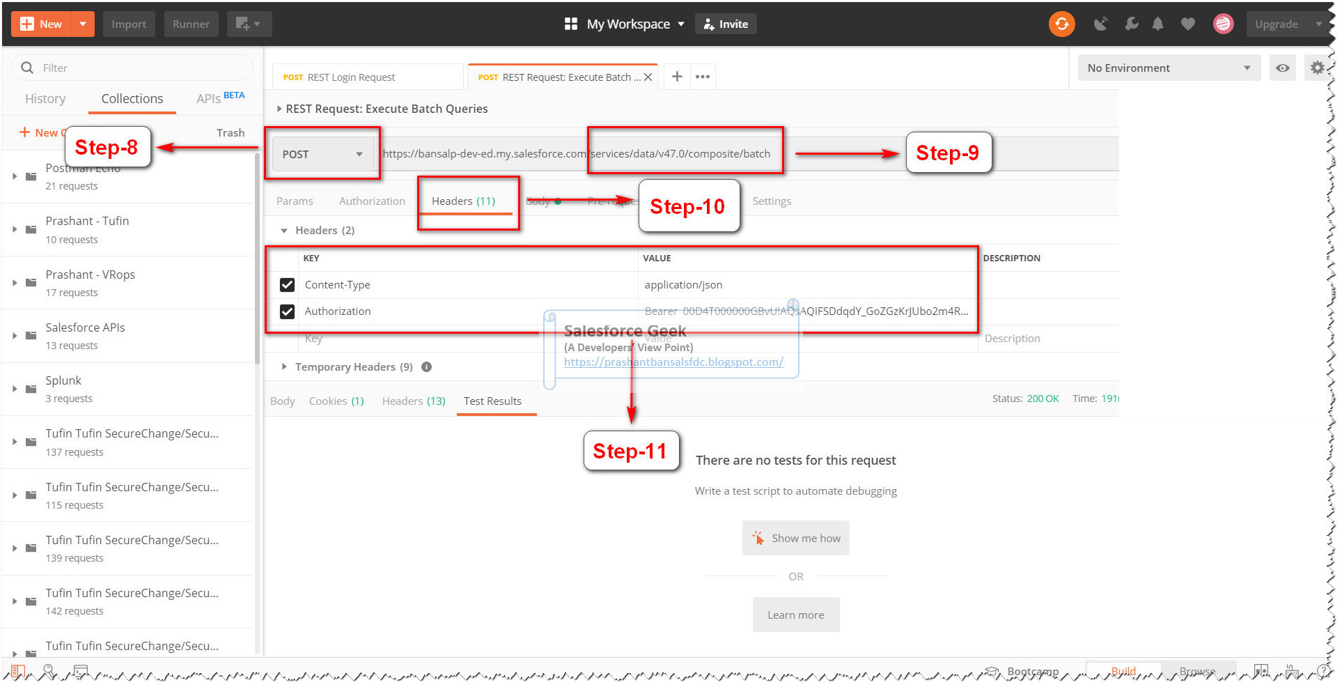 Salesforce REST API: How to Execute Batch of REST API Requests using Composite Batch Resource