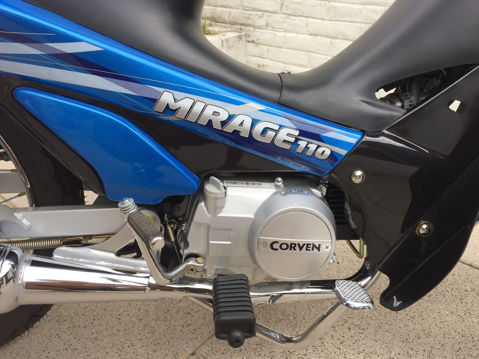 Corven mirage 110cc: Bienvenida Corven Mirage 110cc R2