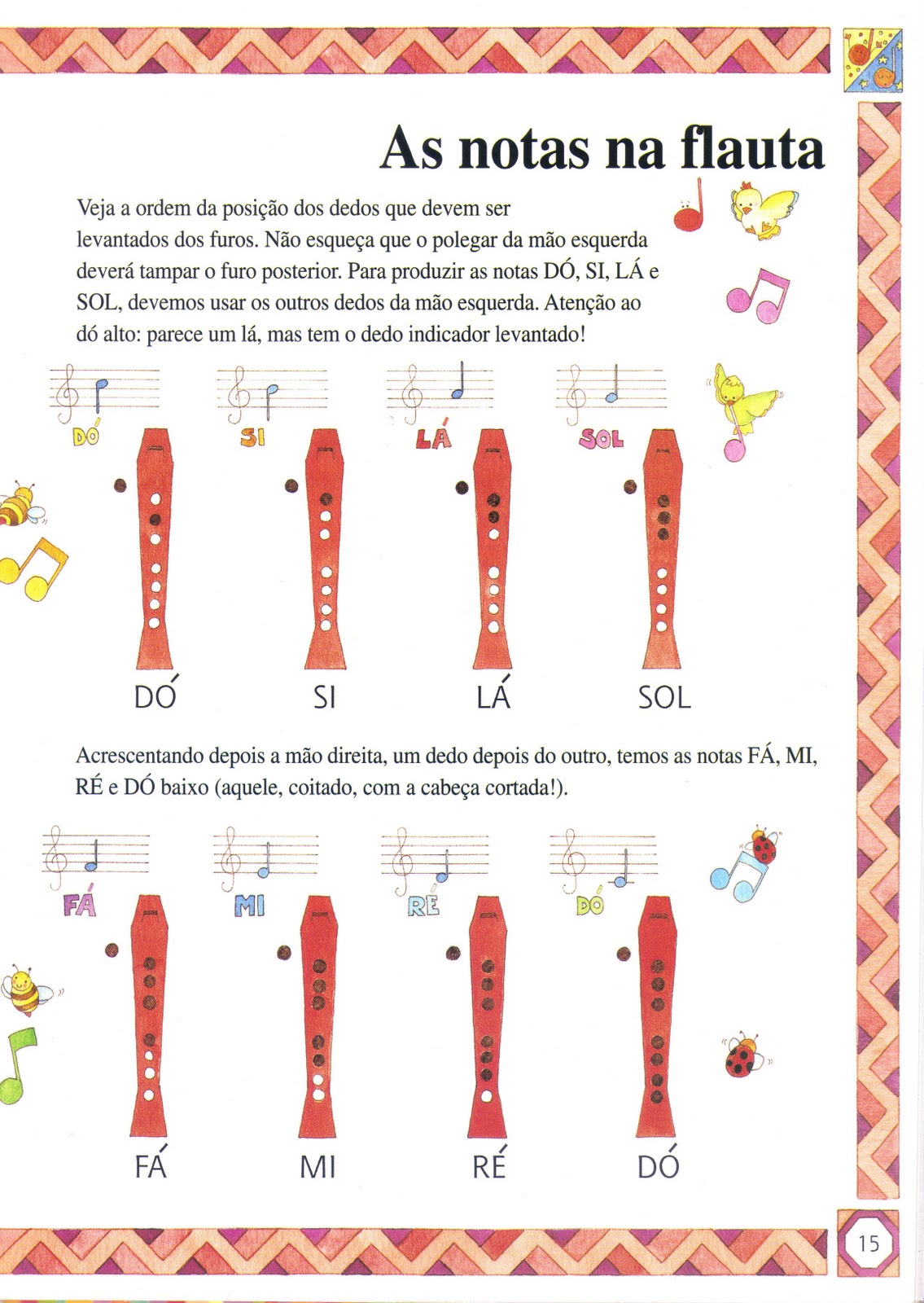 Música nas escolas: Flauta Doce