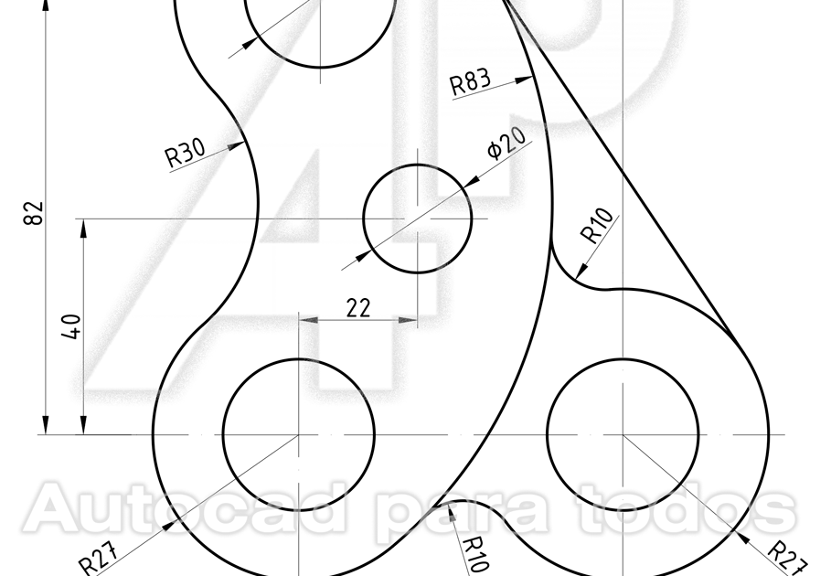 AutoCAD para todos: Dibujo solicitado 2021-01 - Dibujo en AutoCAD