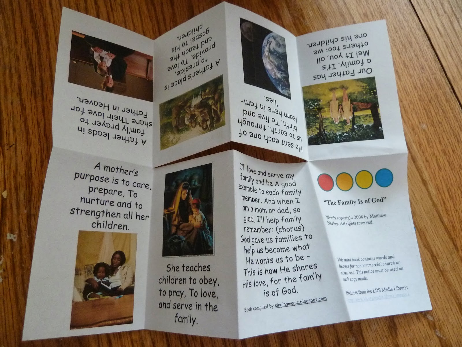 Singing Time and Sunday School : Teaching "The Family is of God" with a ...