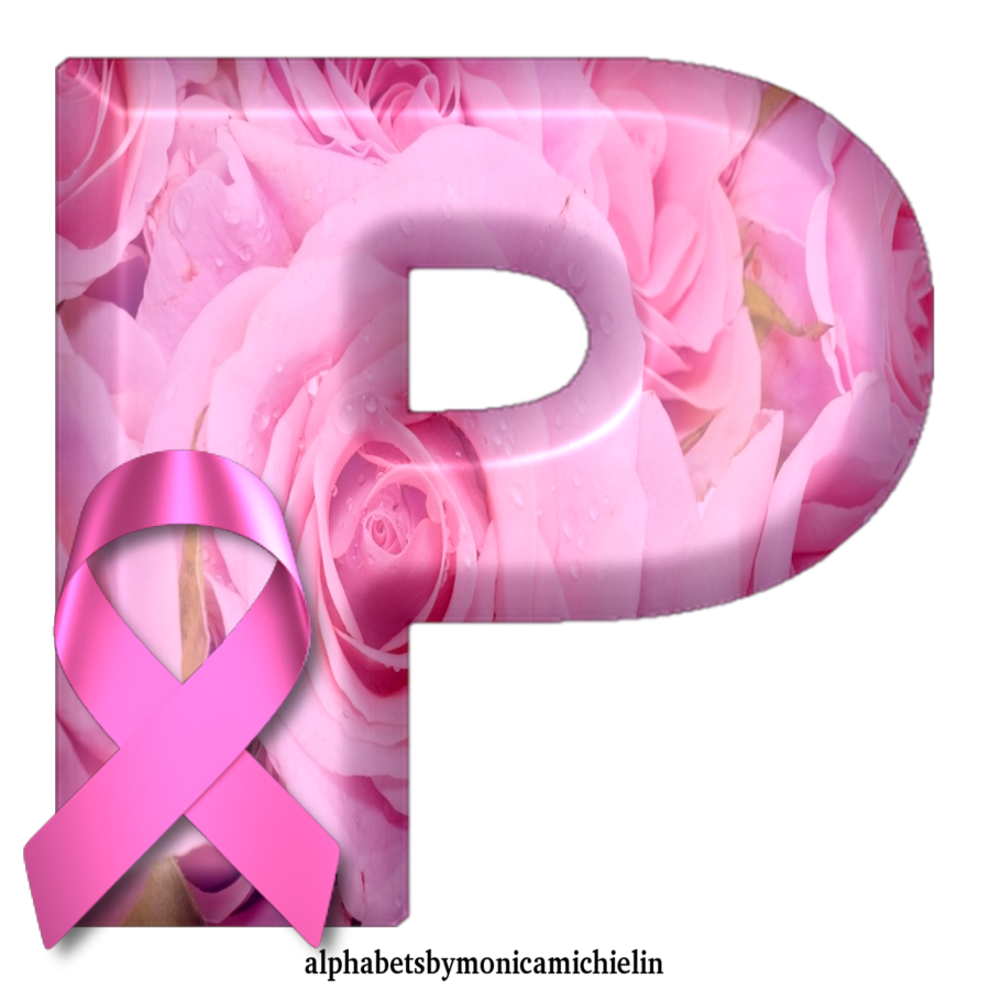 Monica Michielin Alphabets: ALFABETO OUTUBRO ROSA COM ROSAS, LETRAS ...