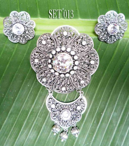 Puri Bali Silver: 1 set perhiasan perak bakar