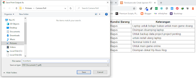 Cara Membuat Cetak Laporan PDF Di PHP Dan MySQLi
