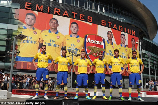 ArsenalSupremoo: The Arsenal British Core Unveil the New Away Kit!