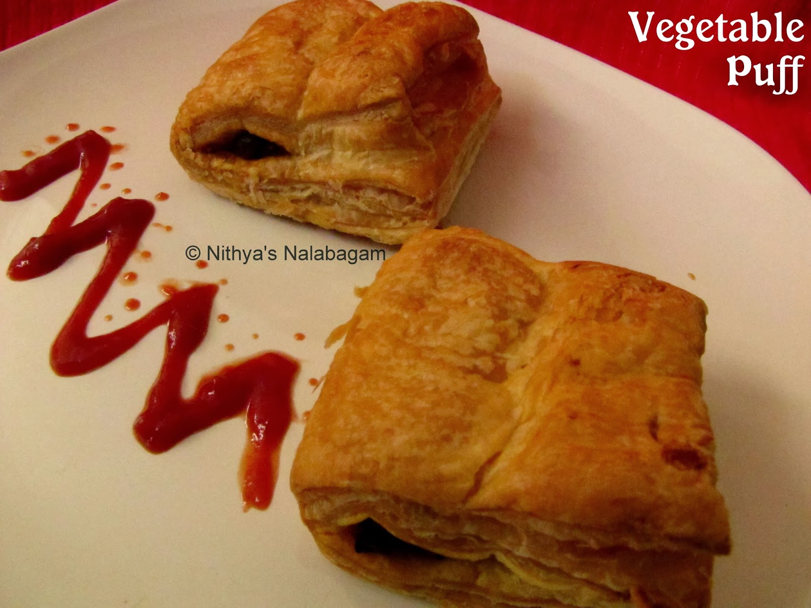 Vegetable Puff | Step by step pictures |Nithya's Nalabagam