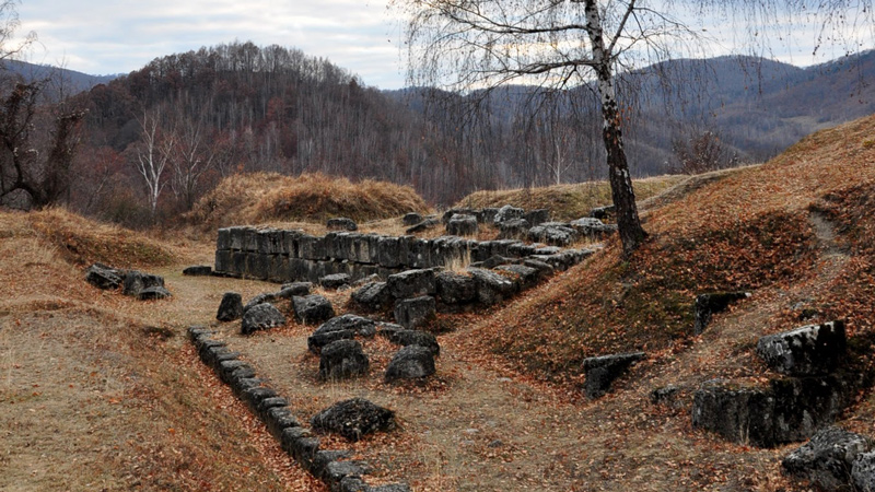 Zidul dacic - Murus dacicus - reconstituire 3D virtuala v.4