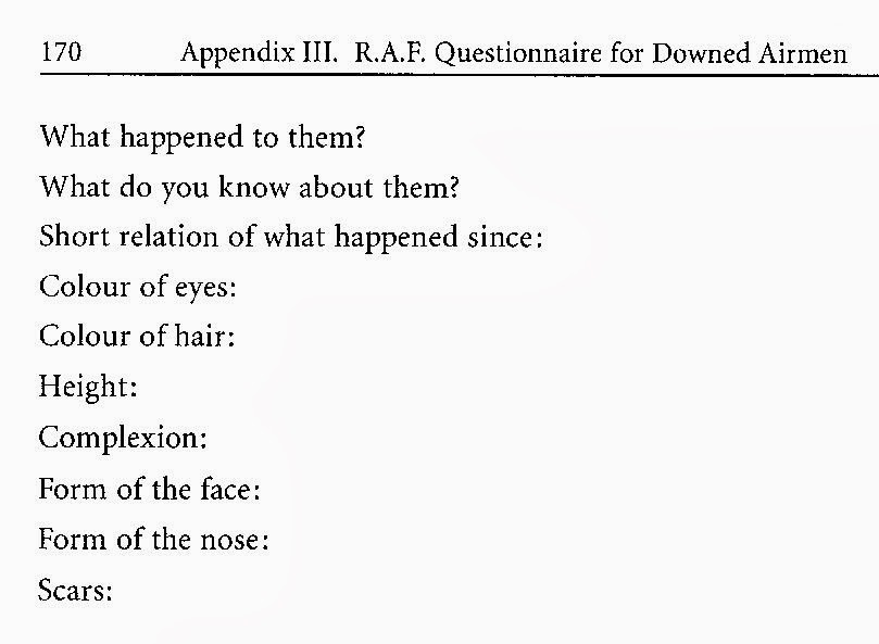 The Escape Line: The Questions