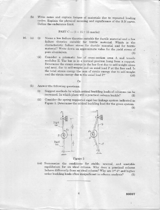 Anna University AE 8403 Aircraft Structures-I April/May 2019 Question ...