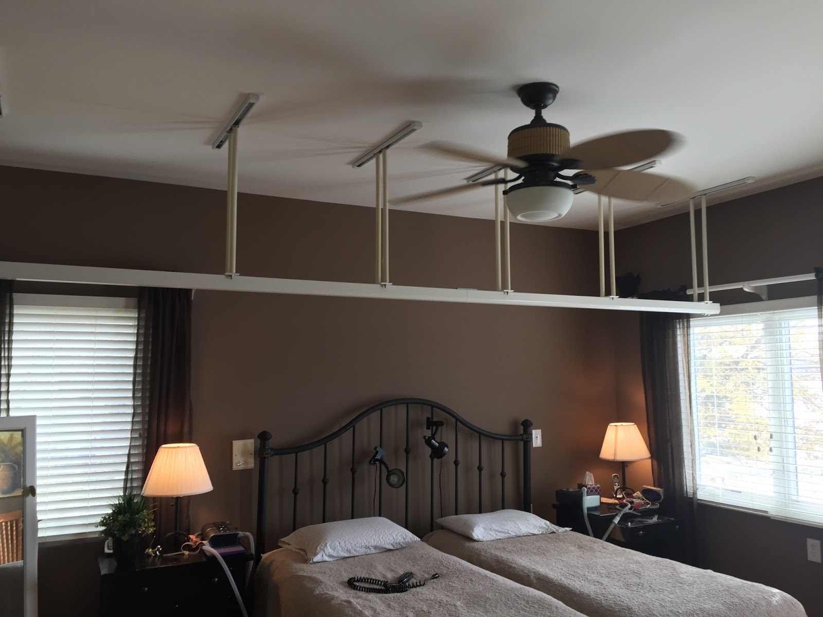 Ceiling lift tracks through Doorframes – Home Modification Occupational ...