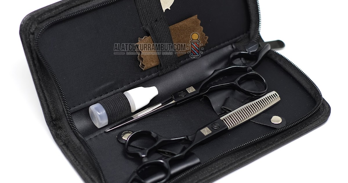 Jual Gunting Rambut Set Gunting Potong Rambut Dan Gunting Sasak Rambut ...