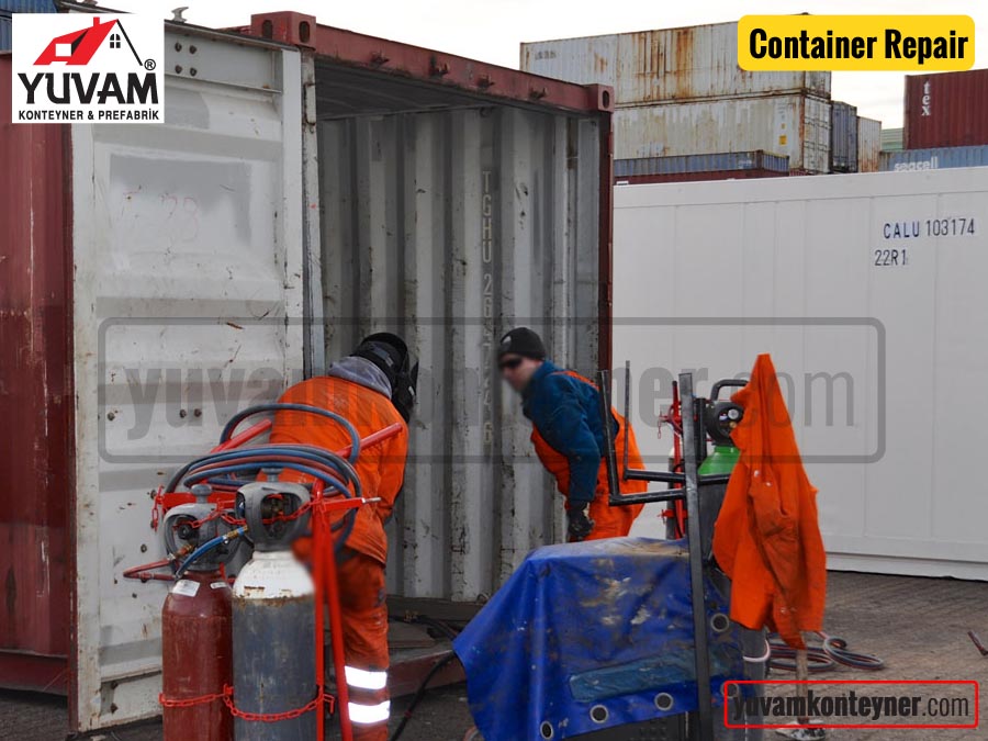Container Repair And Maintenance - Yuvam Container, Prefabricated
