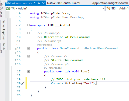 Prochain Science: SharpDevelop IDE 系列研究 (3) - 最初的 AddIn，跑出 Win Form, Wpf, Styled Form
