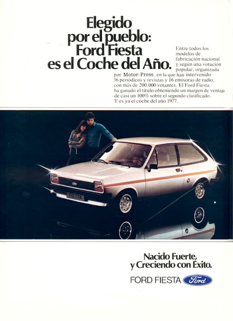 Nostalgia Sobre Ruedas: Publicidad: El Ford Fiesta