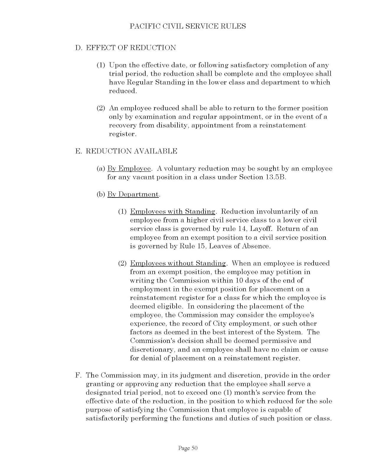 Committee To Recall Cy Sun: Civil Service Rules