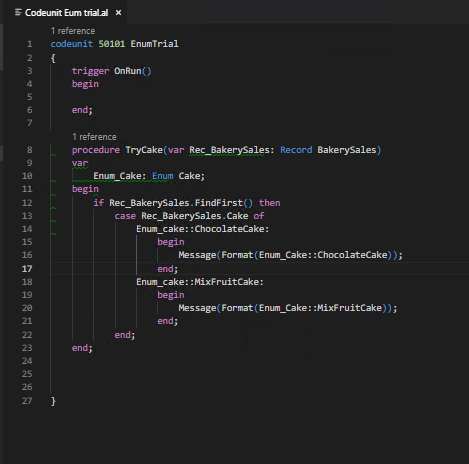 Enum Object in Business Central - How to create and how to extend ...