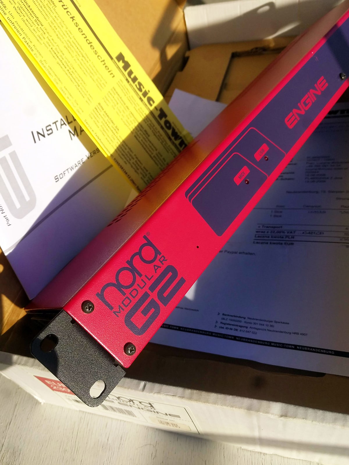 MATRIXSYNTH: Nord Modular G2 Engine SN ME11147 w/ Original Box