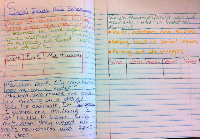 Two Reflective Teachers: Social Issues Book Club Unit Reflection