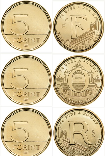 World Coin News: Hungary 5 forint 2021 - 75th anniversary of the ...