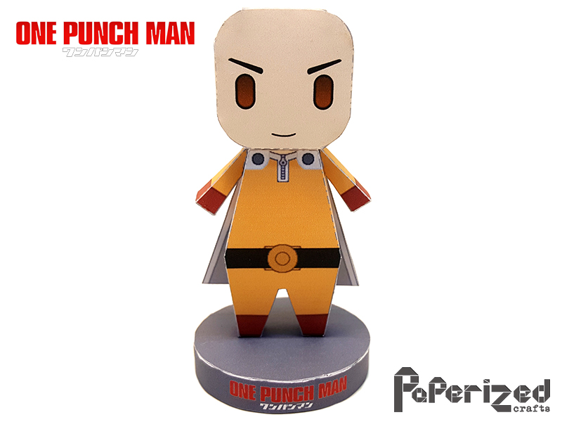 One-Punch Man: Saitama Papercraft | Paperized Crafts