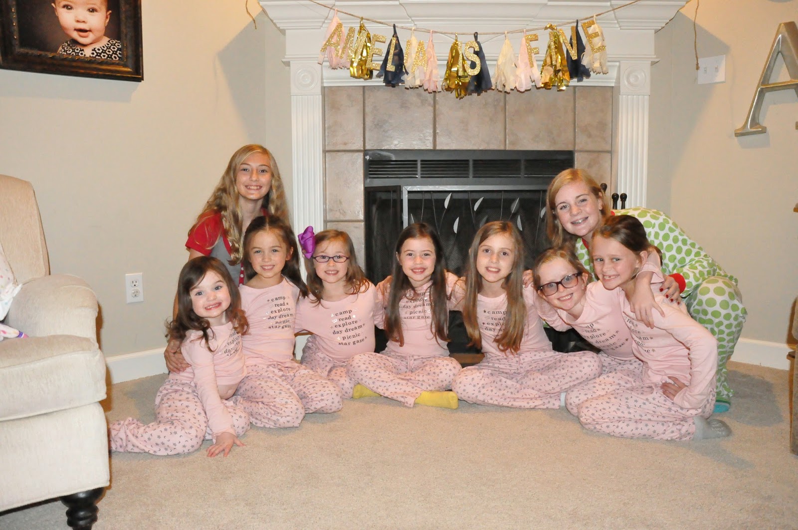The Averitt Fam: Amelia's First Sleepover...