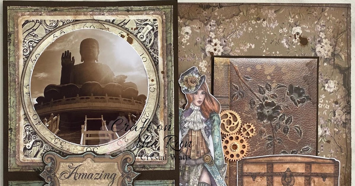 Craft on the Run: "Amazing" Stamperia Interactive layout Tutorial ...