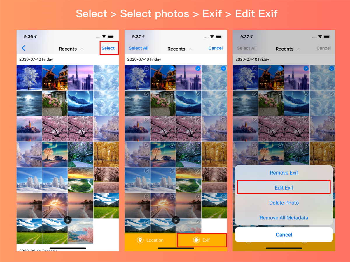 How to use Exif Viewer?