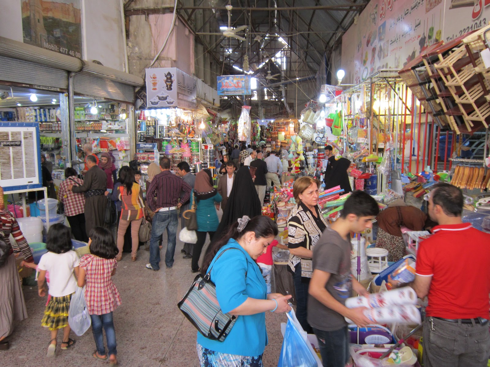 Arthur in Iraq/Jordan: Irbil Market