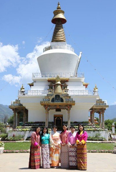 Princess Mako visited the Bhutan Flower Exhibition in Thimphu