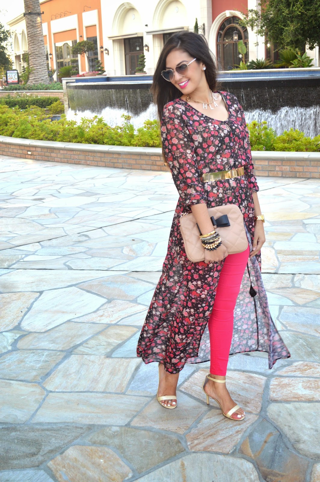Floral Ramadan Iftar Party Look Featuring WithLoveLeena