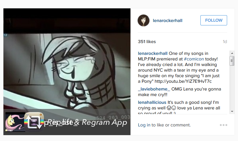 Equestria Daily - MLP Stuff!: Are More Awesome Lena Hall Songs Coming ...