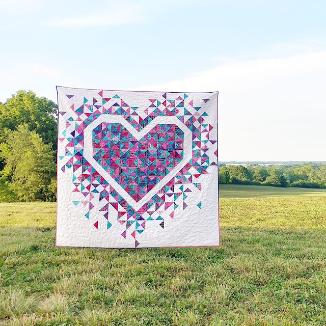 Slice of Pi Quilts: Exploding Heart Quilt Along Announcement!