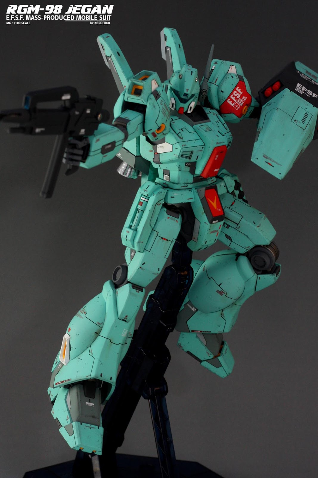 Custom Build: MG 1/100 Jegan [Detailed] - Gundam Kits Collection News ...