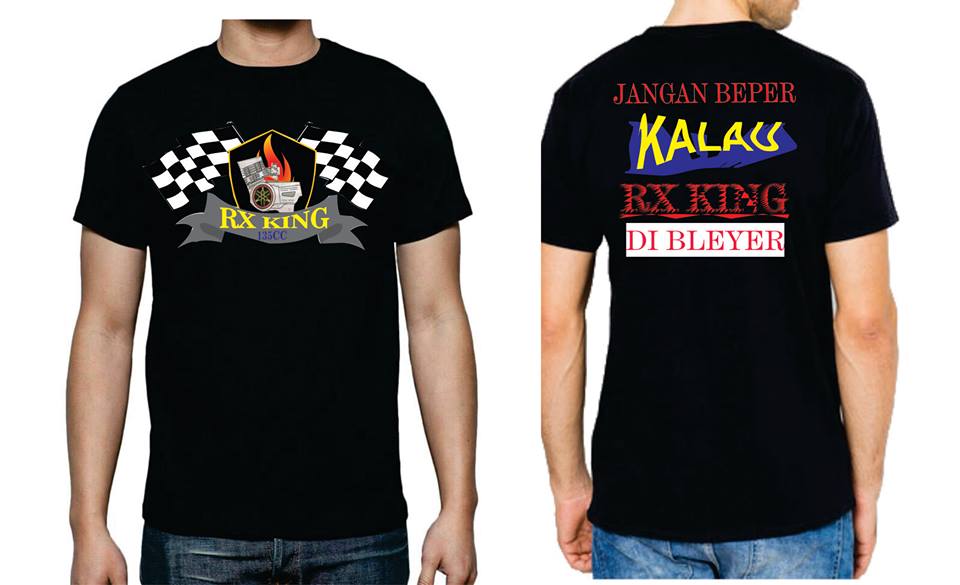 SPART AKSESORIS RX KING: Kaos Rx King Mahkota Raja