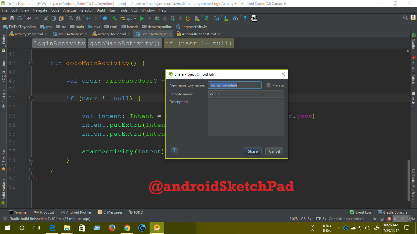 Android studio: share code on Github and add SSH key to you Git ...