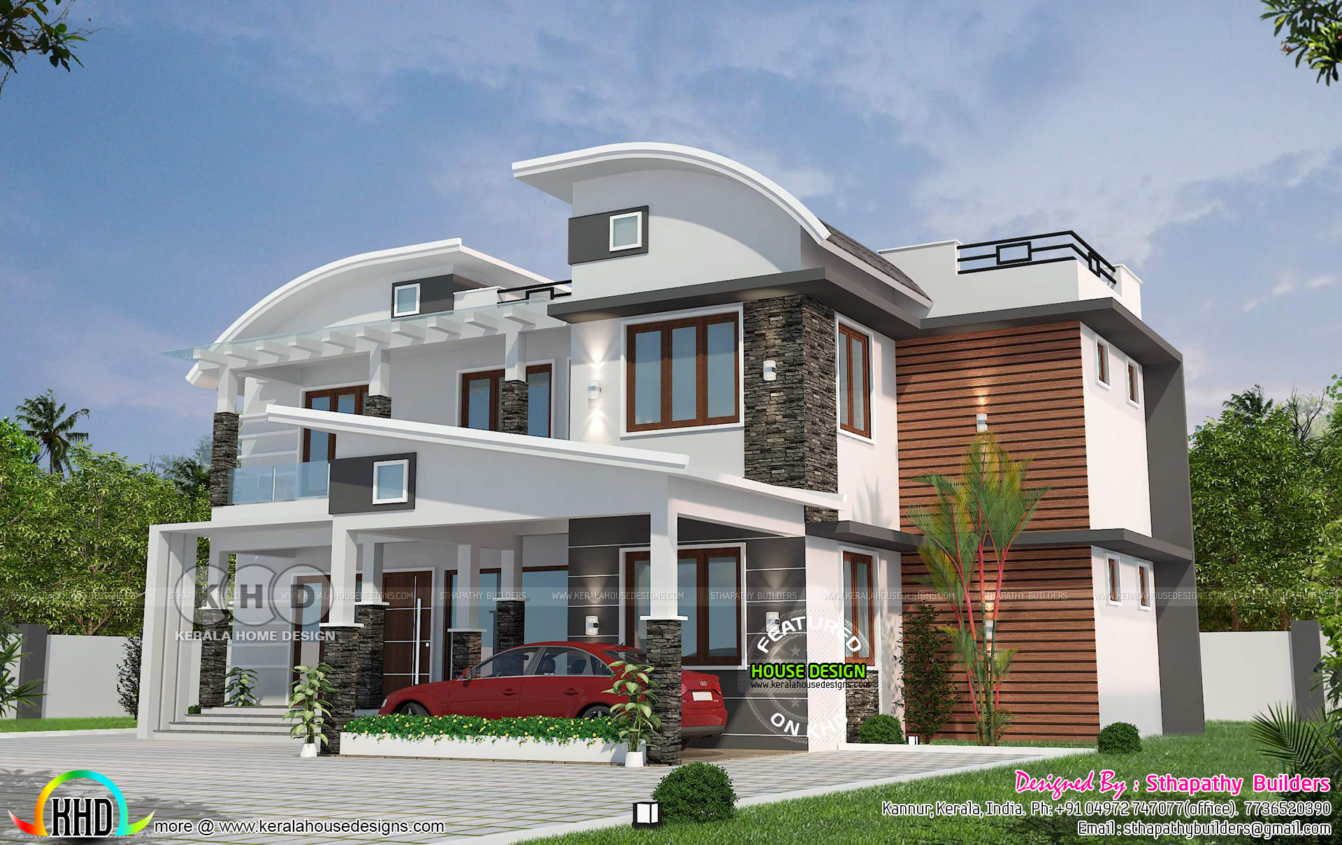 48+ 4 Bedroom Modern Mix House Plan, Top Style!