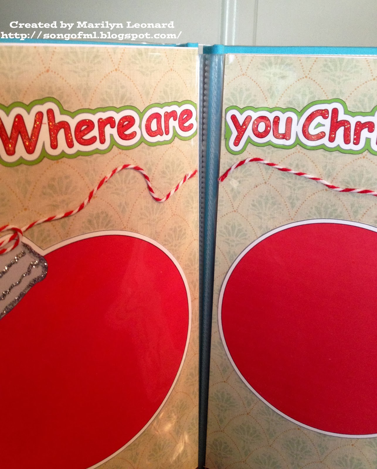 ~ Marilyn's Crafts ~: Grinch Scrapbook Layout