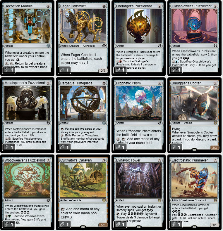 Magic the Gathering Adventures: The New Era Cube: Kaladesh Block