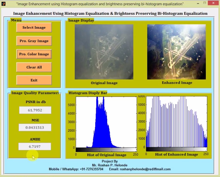 Image Enhancement Using Histogram Equalization and bi-histogram ...