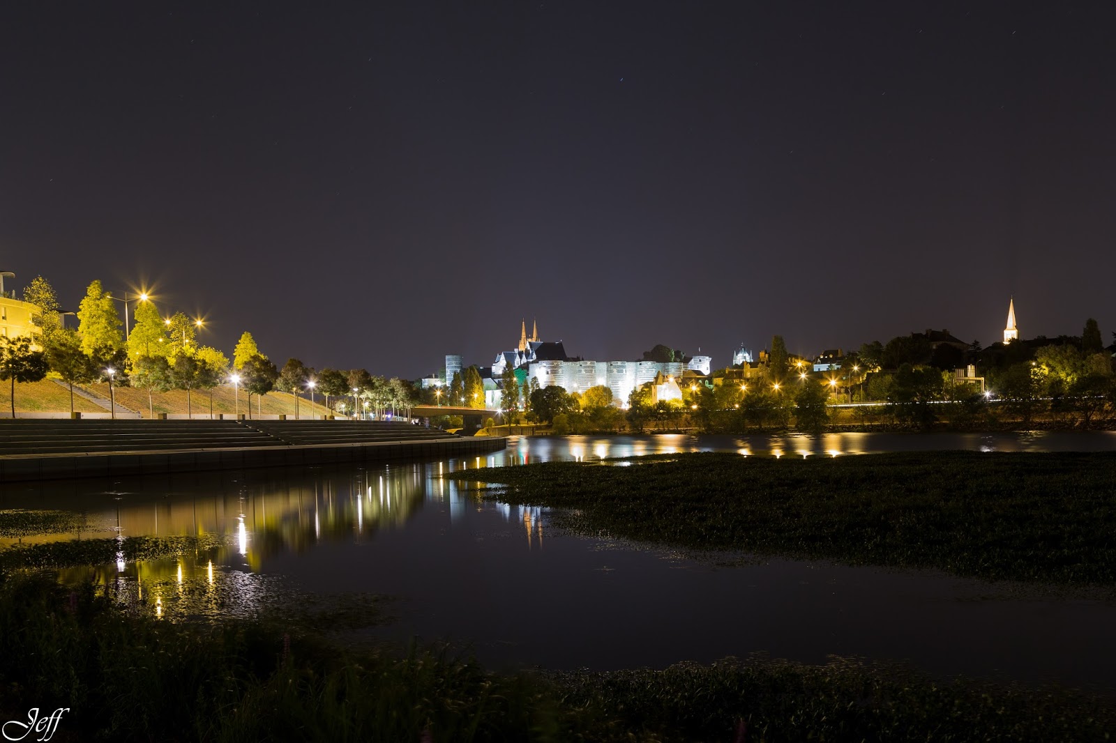 Angers vu de nuit - Ma belle région des Pays de la Loire