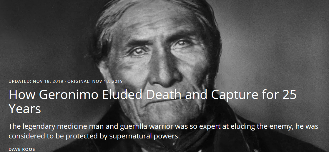 THE WESTERNER: How Geronimo Eluded Death and Capture for 25 Years