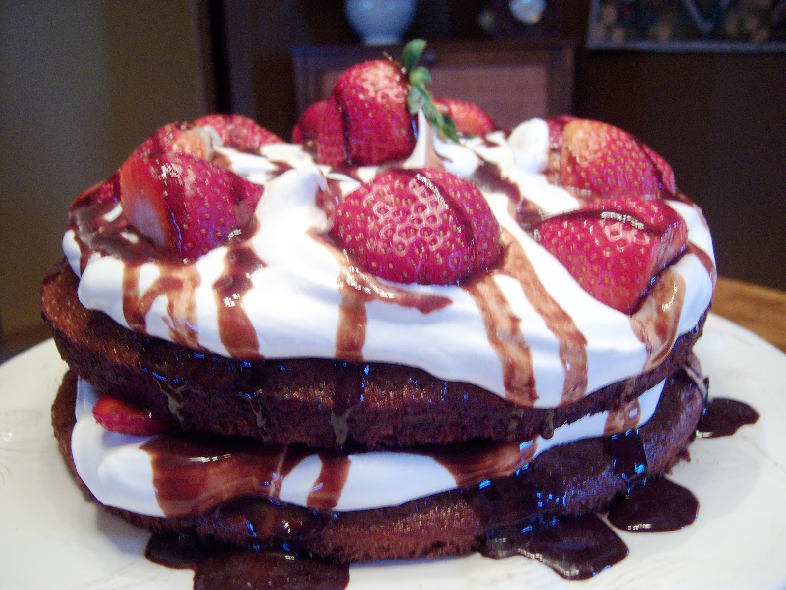 Let's Live To Eat...Not Eat To Live!: Chocoberry Torte