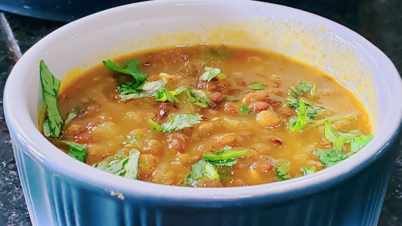 Instant Pot Whole Masoor Dal with Rice