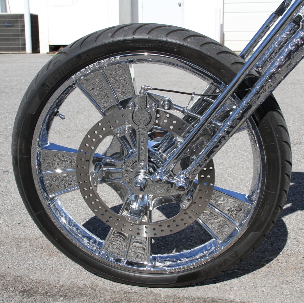 biker excalibur II: Psycho Custom-Motorcycle by Covingtons Cycle City