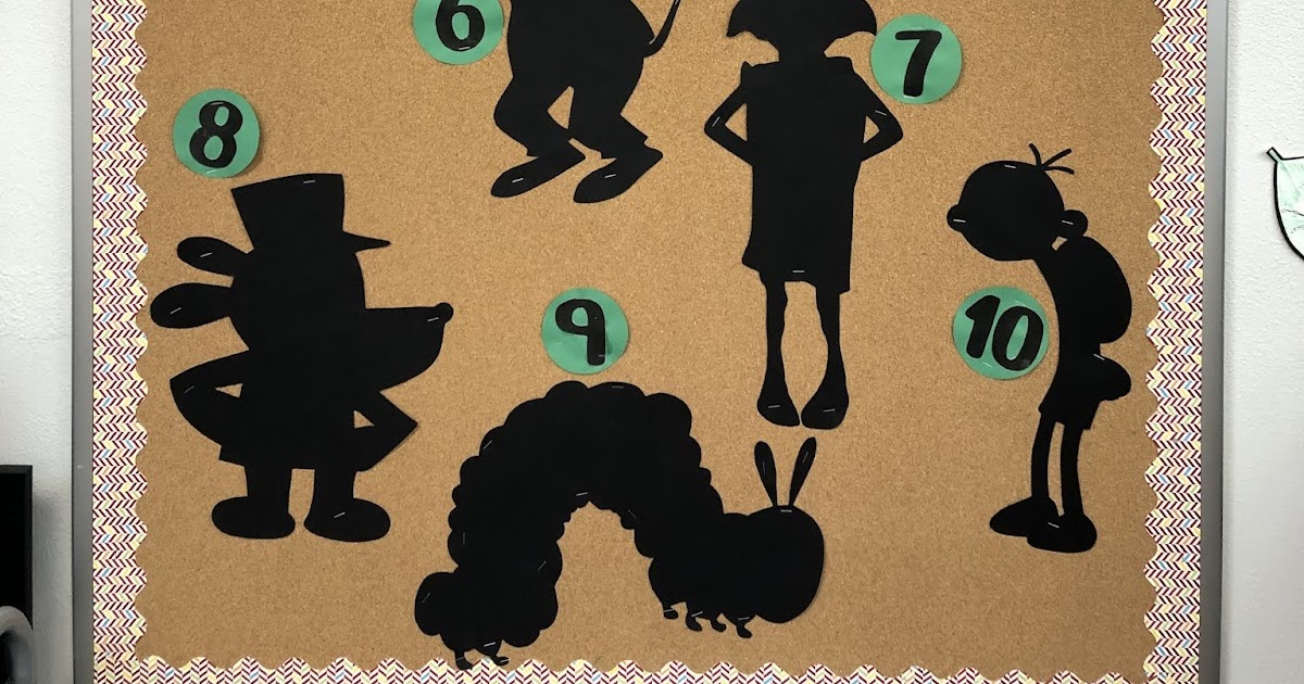 Book Character Silhouette Bulletin Board - The Learning Curve