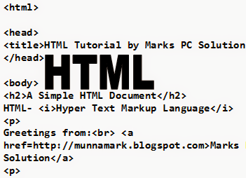 HTML Tutorial 1: Creating a Simple HTML Document | Marks PC Solution