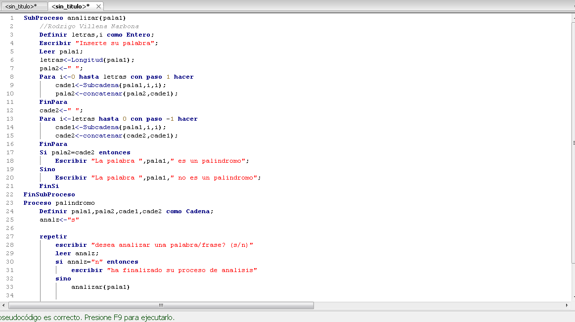 Computación Aplicada 21046: Ejemplos de algoritmos con PSeint