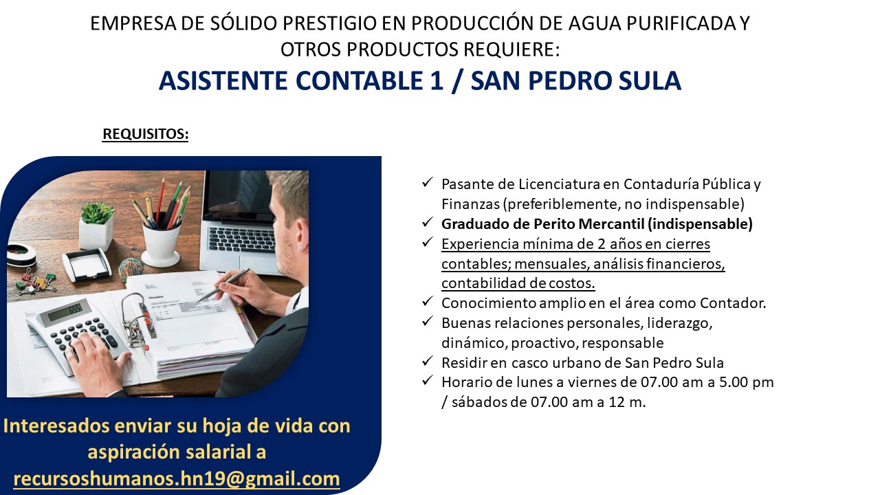 Asistente Contable 1 - SPS
