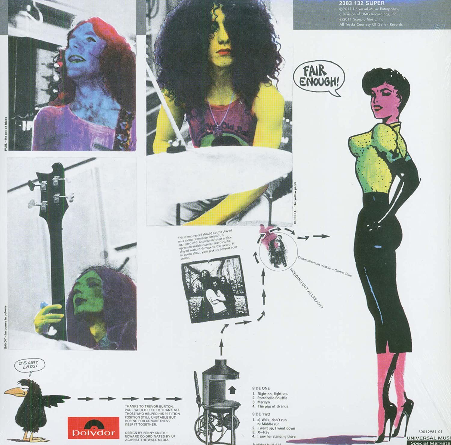 Classic Rock Covers Database: Pink Fairies - What a Bunch of Sweeties ...